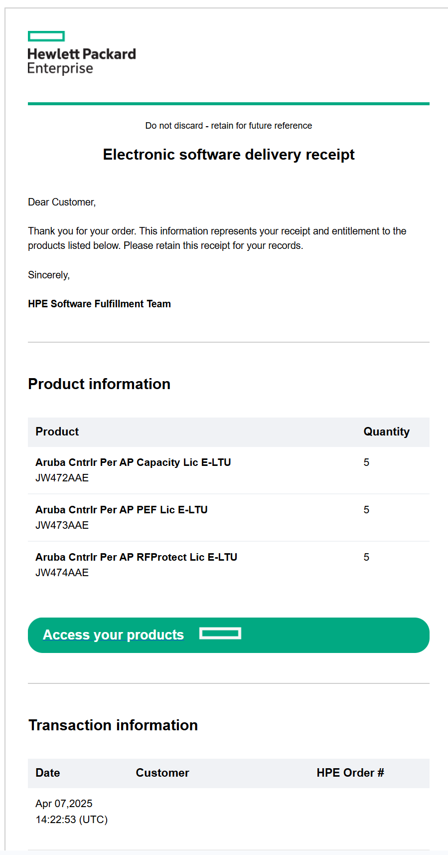 Aruba Wireless LAN Lab Building (2) AP-over-IPSec Provisioning