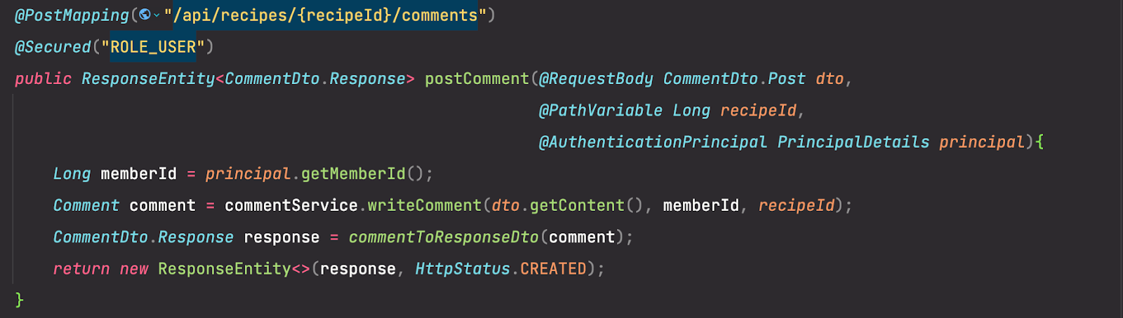 Spring Security @AuthenticationPrincipal의 expression 이용하기