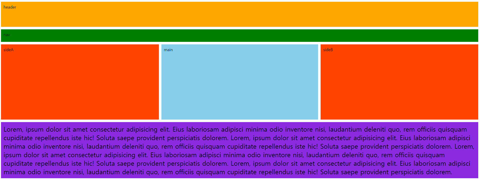  CSS SCSS Grid Layout