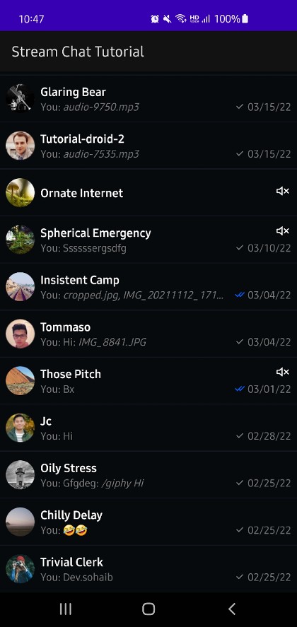 안드로이드 채팅 앱 만들기 - Stream Chat SDK