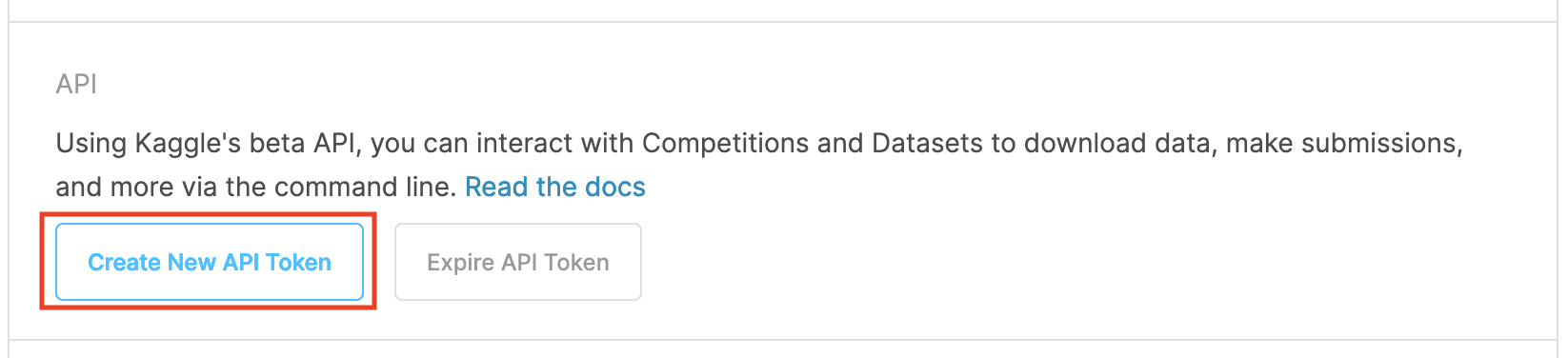 Kaggle API 사용법