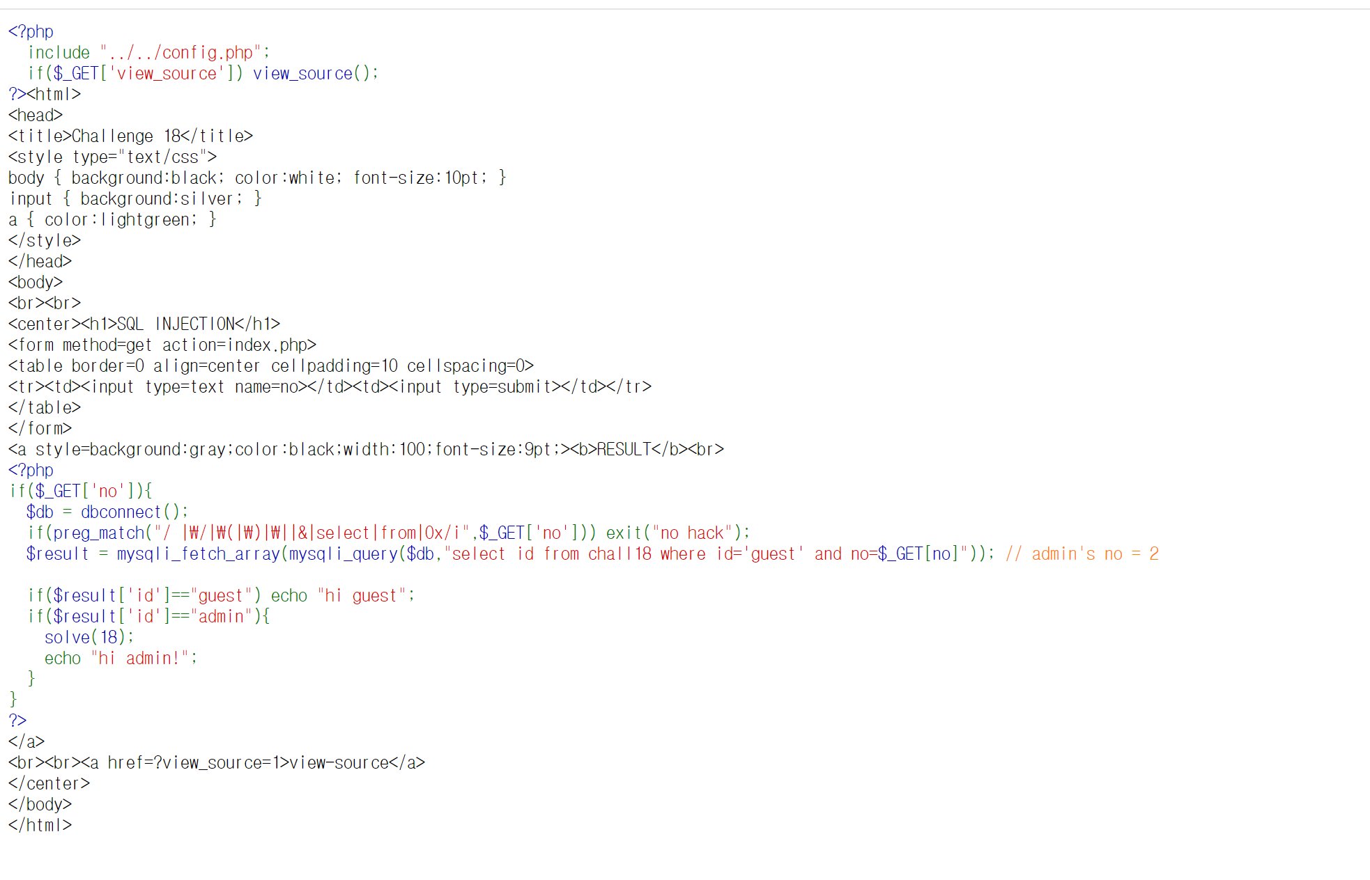 [Webhacking.kr] old-18