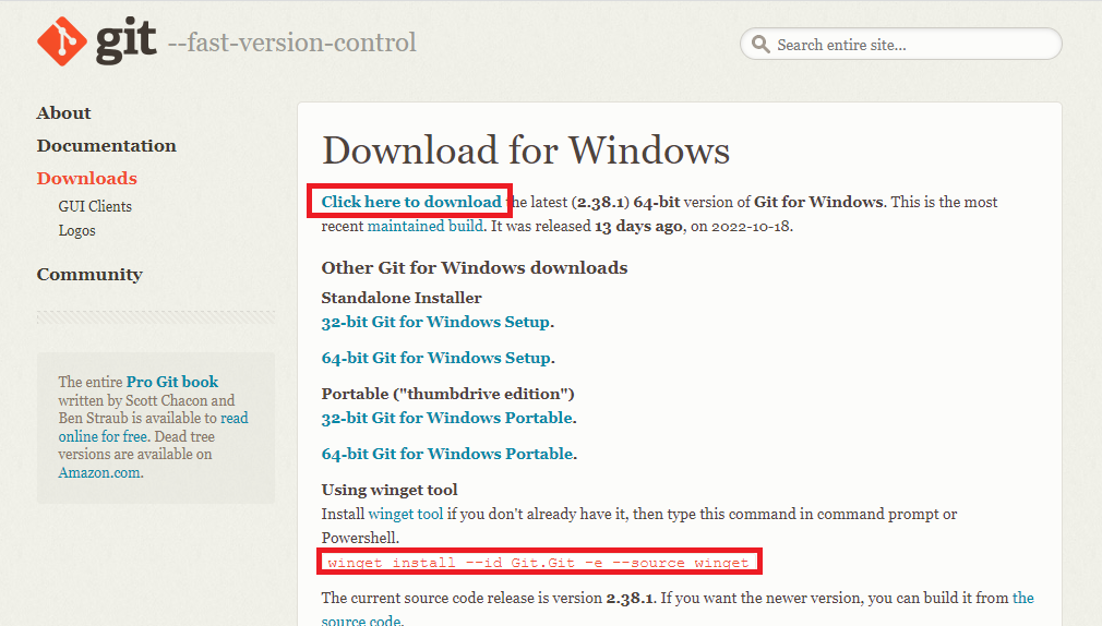 [Git] Window git 설치