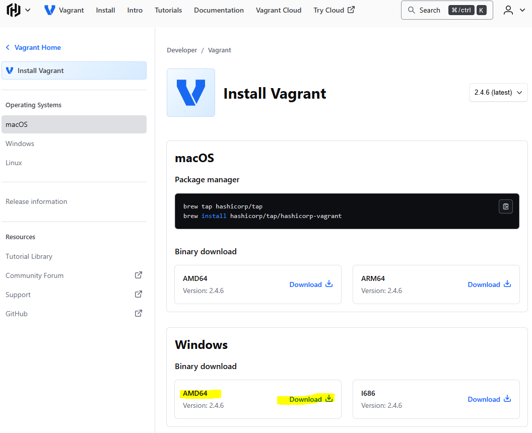 Virtual Box 설치 및 옵션 설정, Vagrant 설치, PuTTY 설치