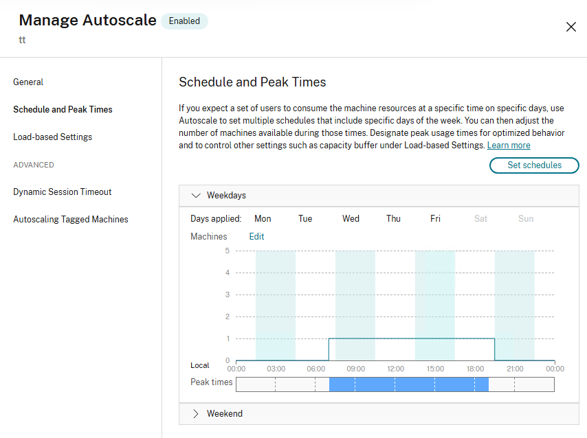 Citrix Delivery Group Autoscale