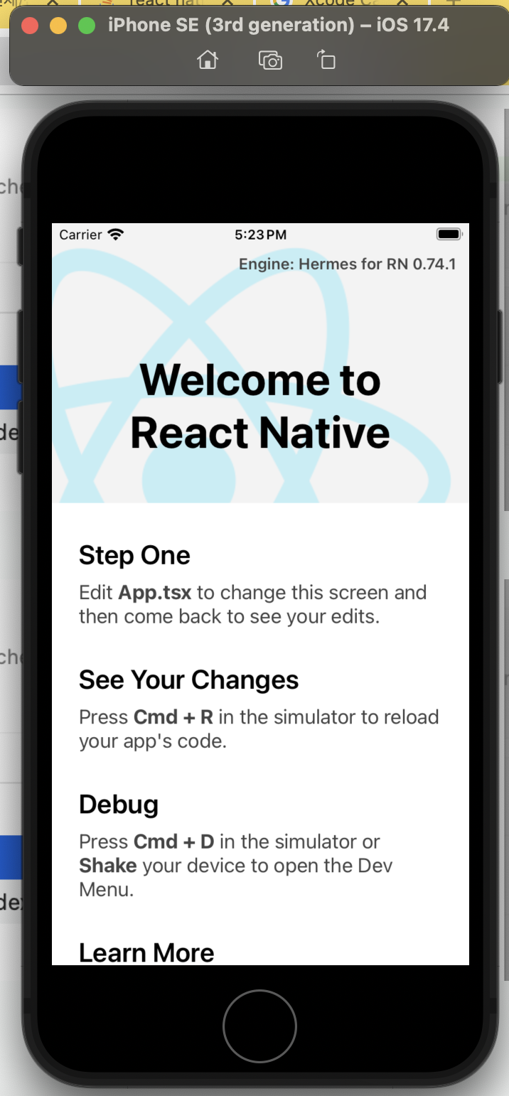 React-Native IOS 시뮬레이터 무한로딩 해결