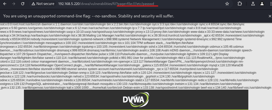 [DVWA] File Inclusion-High