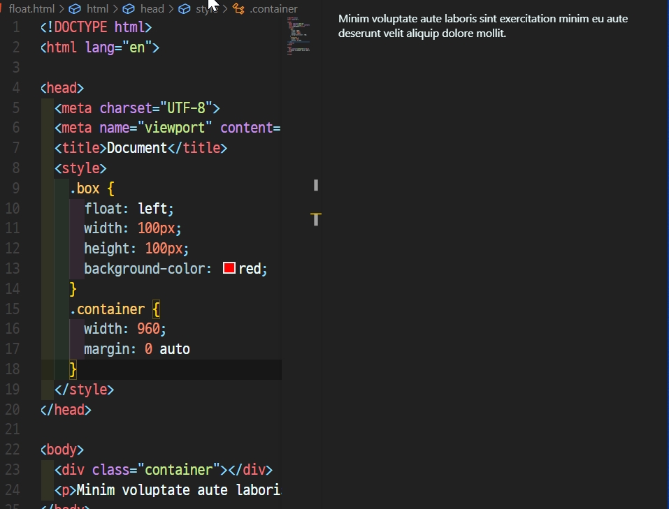 HTML5 + CSS3 21강 - 레이아웃(1) : float 속성 활용