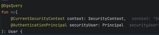 Graphql - DGS 에서 Spring Security Annotation 를 사용하는법