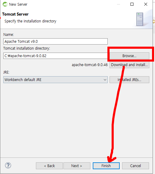 Spring_Tomcat 설치 / STS 설치, 환경설정