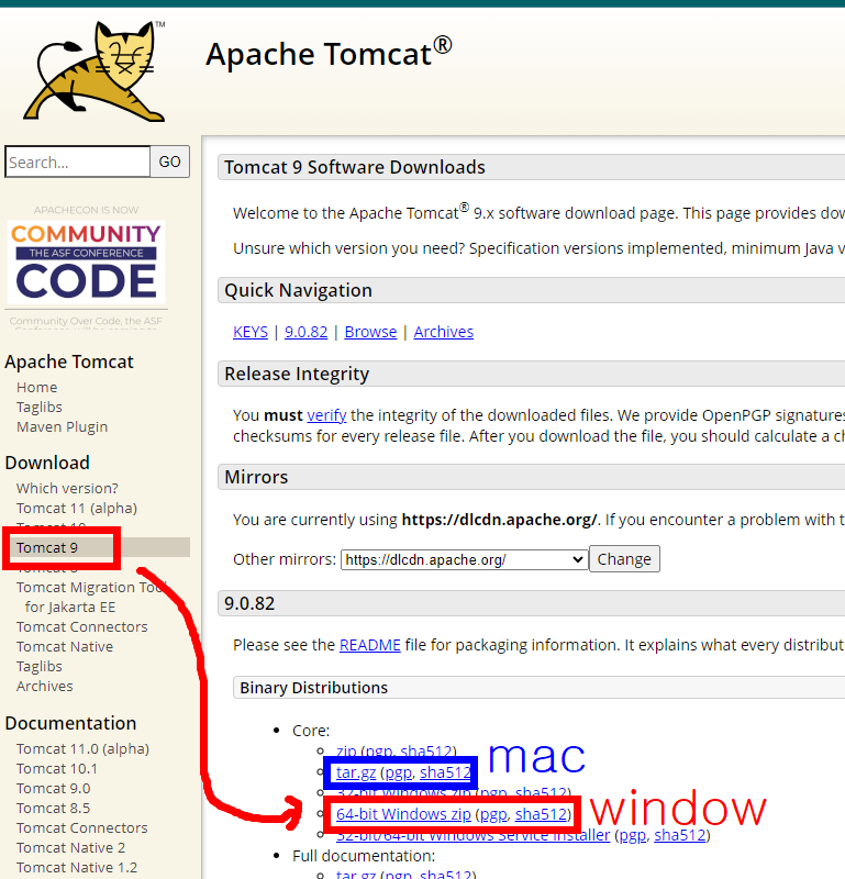 Spring_Tomcat 설치 / STS 설치, 환경설정