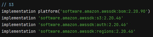 JAVA + AWS S3