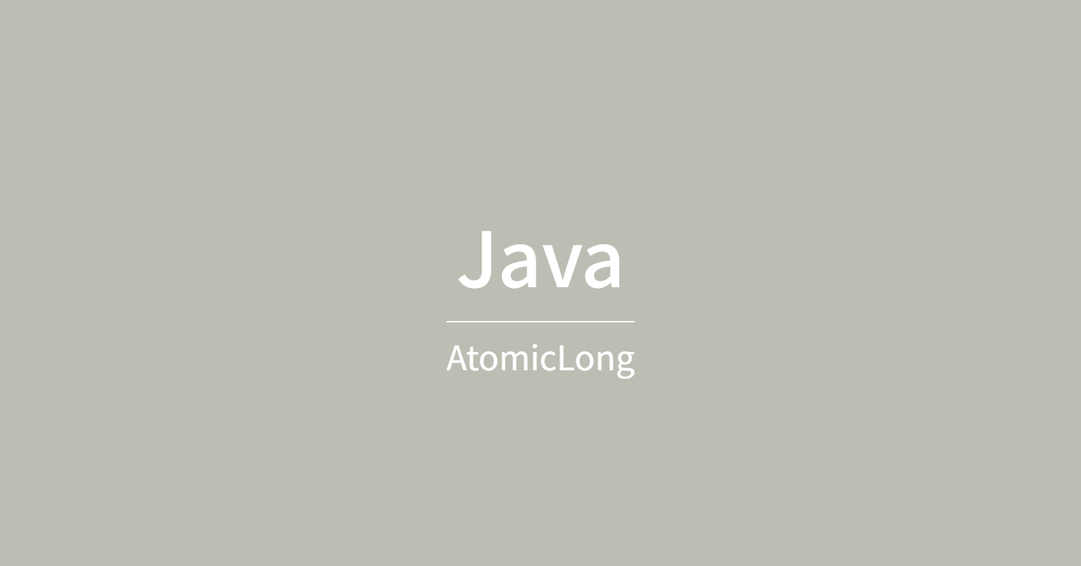 AtomicLong