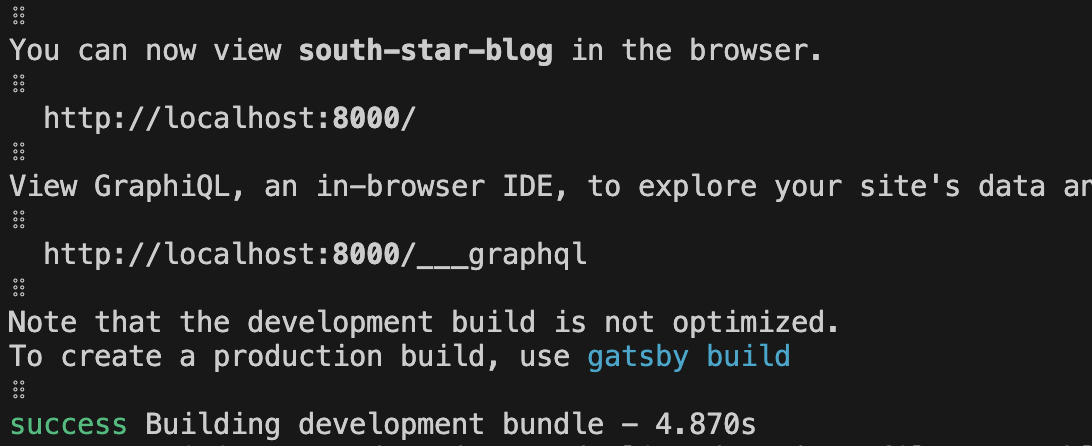 Github 블로그 만들기 : Gatsby 프로젝트 생성