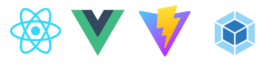Vite, Webpack / VueJS, React Vite, Webpack / VueJS, React