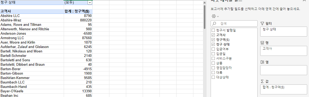 엑셀을 활용한 데이터분석 입문 (3)