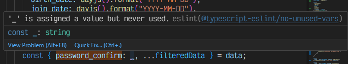 [TroubleShooting] Typescript eslint disable no-unused-vars