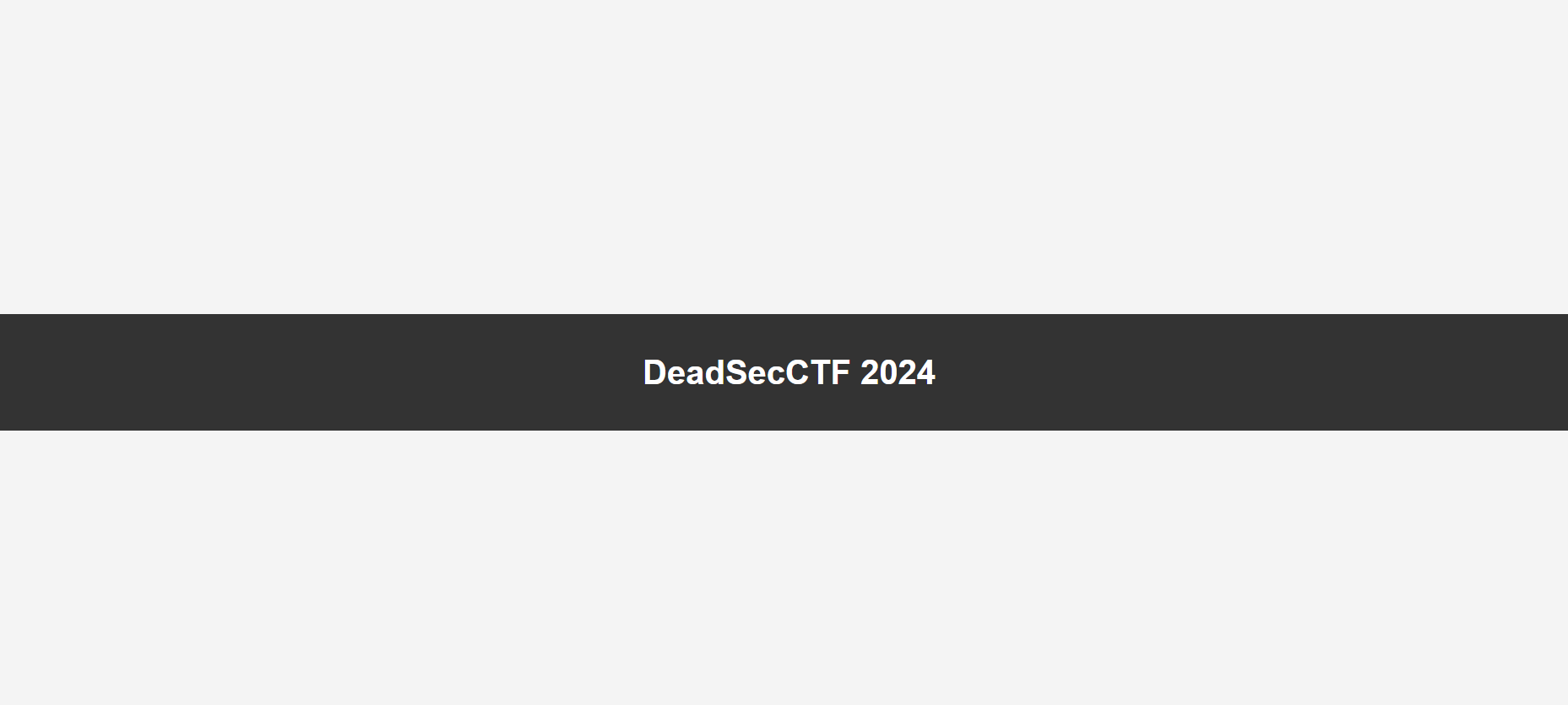 DeadSec CTF 2024 복기