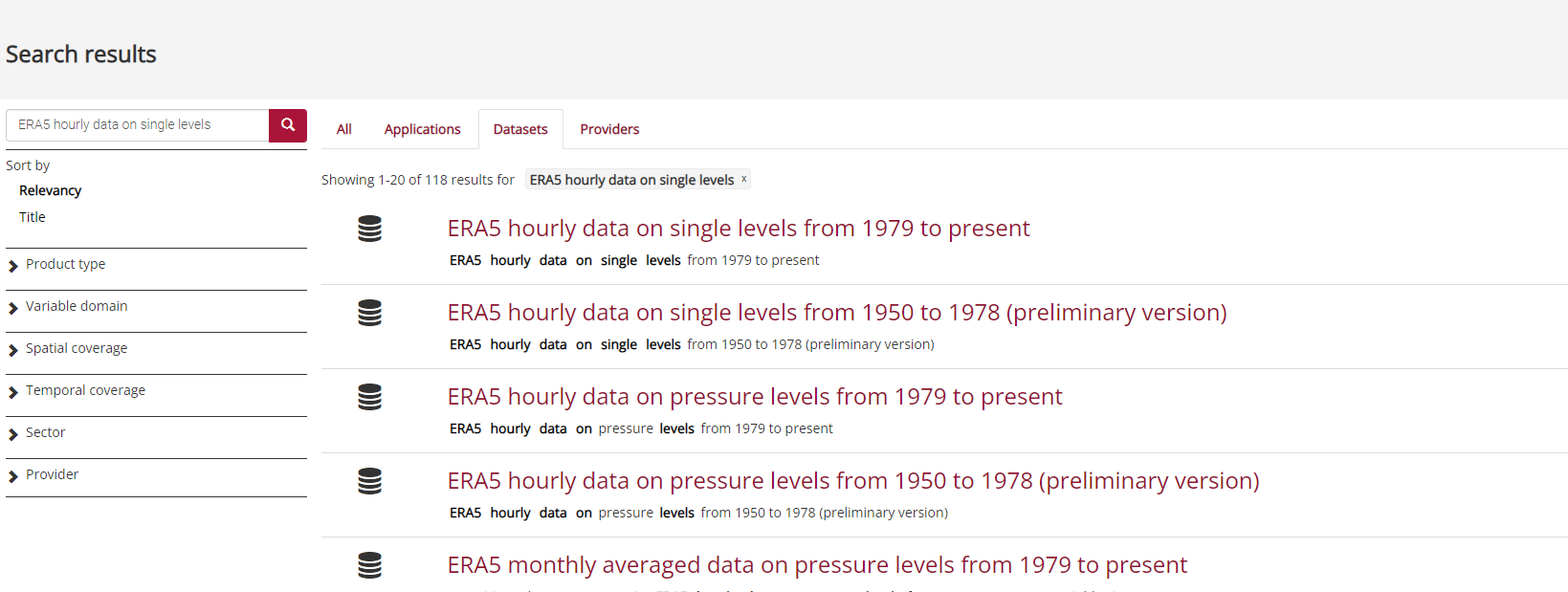 ECMWF ERA5 자료 사용법