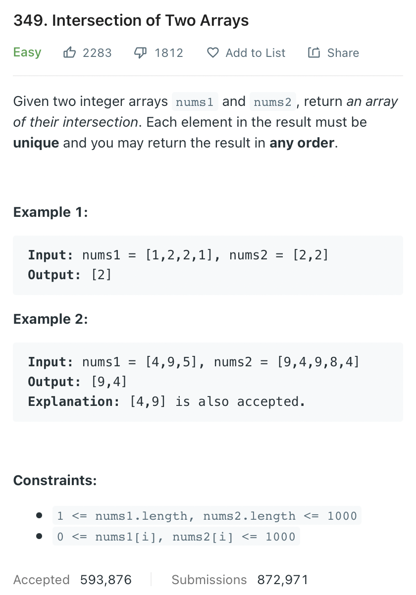 [Leetcode/C++] 349_Insertion_of_Two_Arrays
