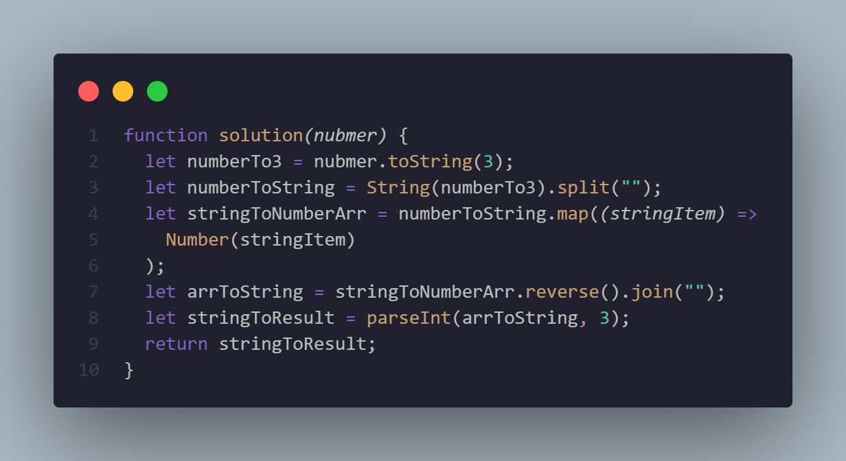 240910 - 3진법 뒤집기