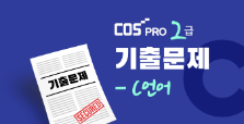 COS PRO 2급 기출문제 [1차]