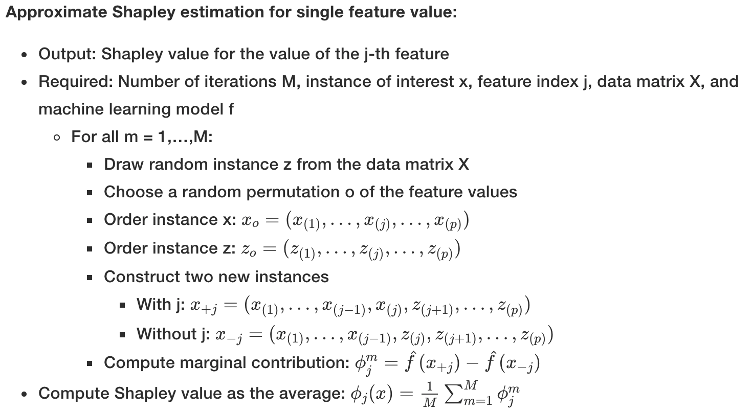 Shapley Value - interpreting machine learning model