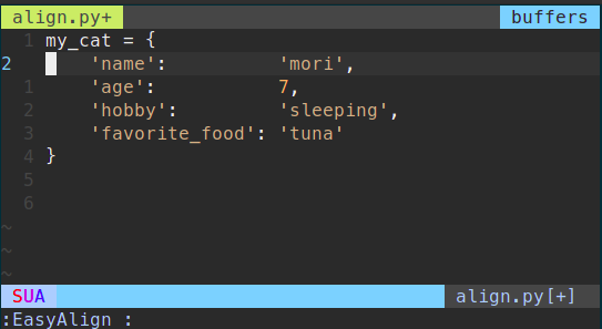 vim-easy-align 설치 및 사용방법(Code Convention을 쉽게 맞추기!)