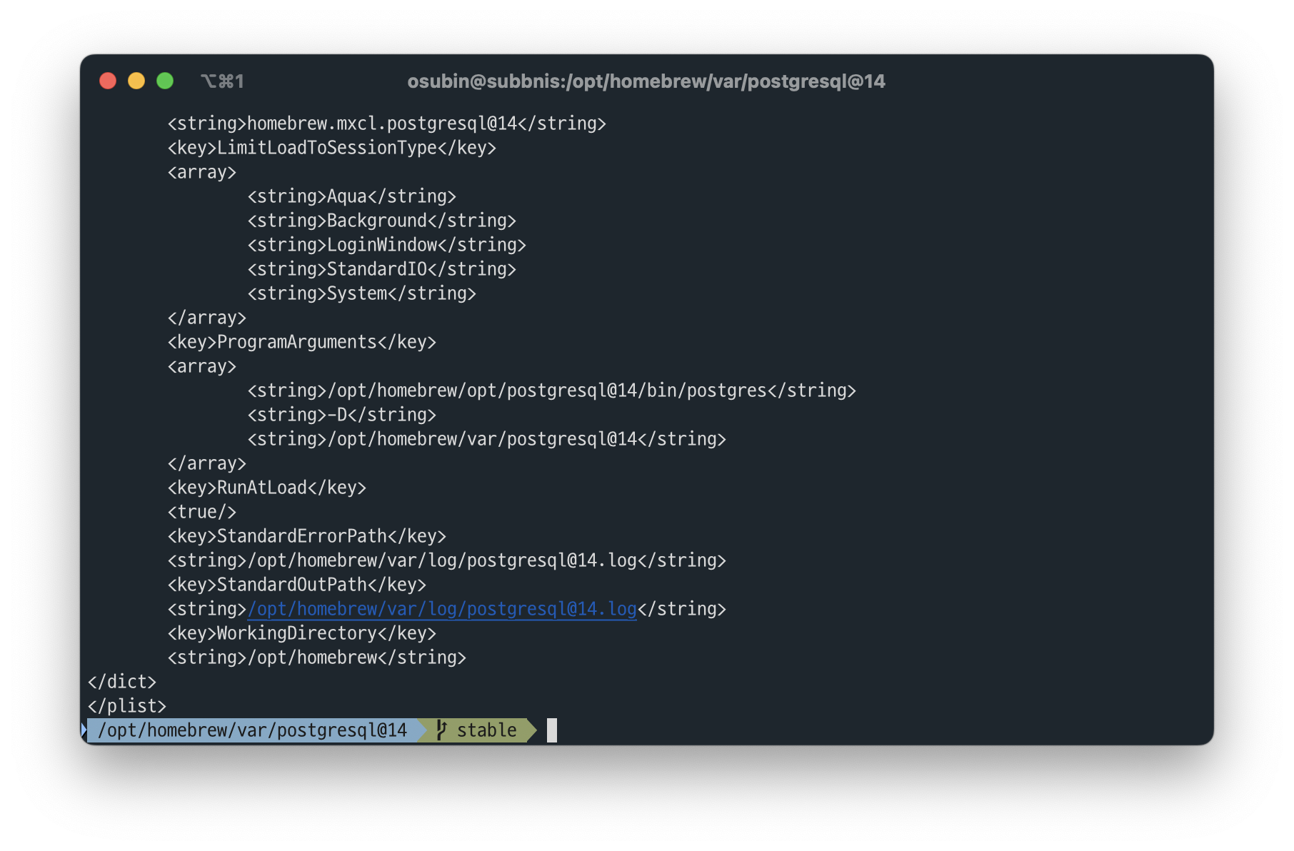 [Error] 맥북 껐다 켰더니 postgreSQL 실행이 안 되는데요 (postgreSQL error 256)