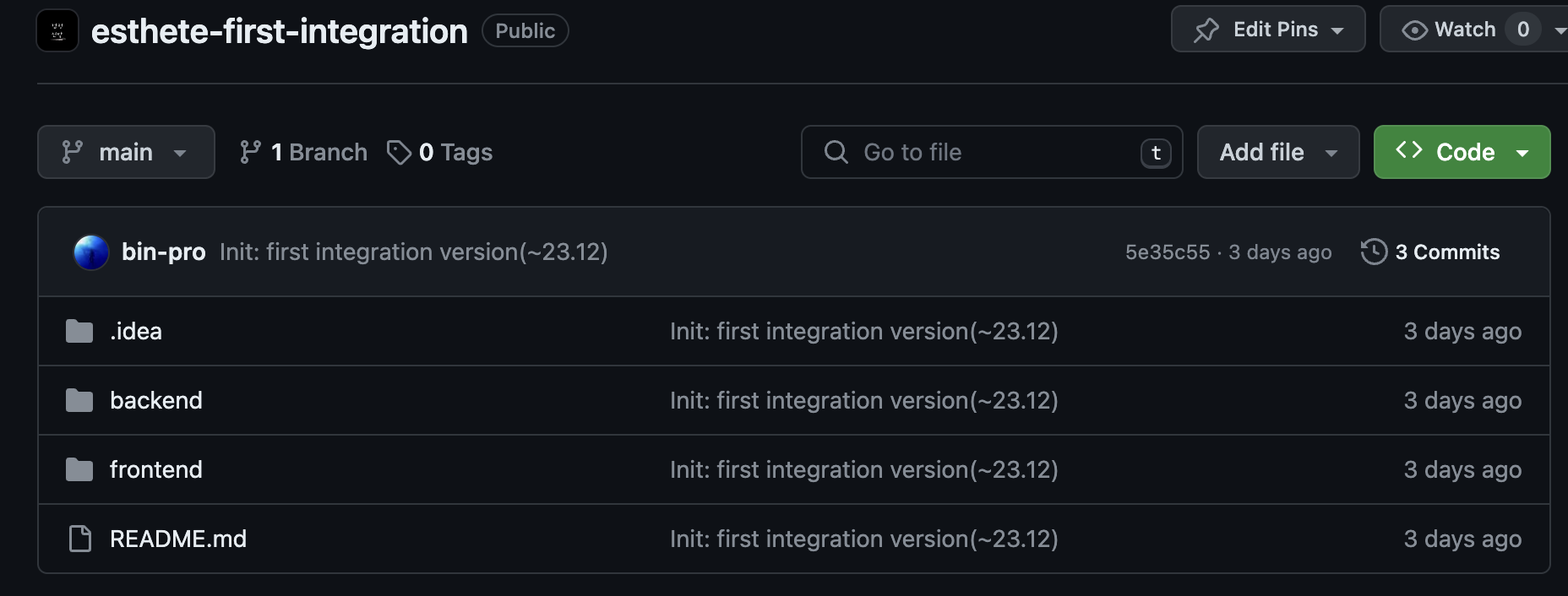 [git] Git Subtree를 활용한 Repository 통합