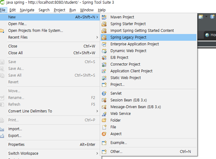 자바 spring maven 시스템 세팅