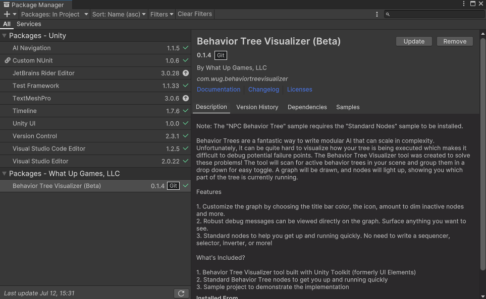 [Unity] Behavior Tree (1)