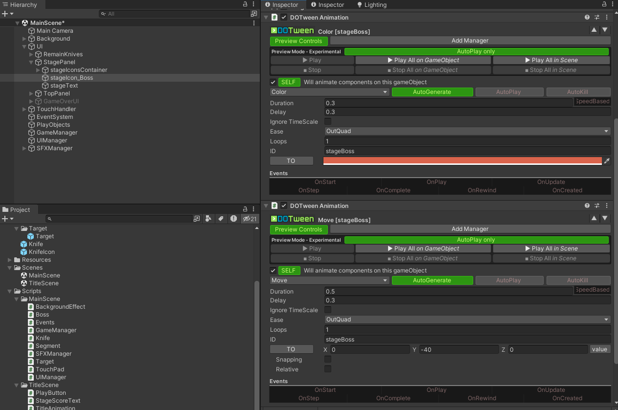 [Unity] Knife Hit (7)