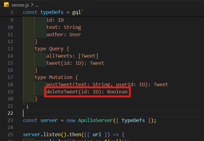 GRAPHQL API 시작 (1)
