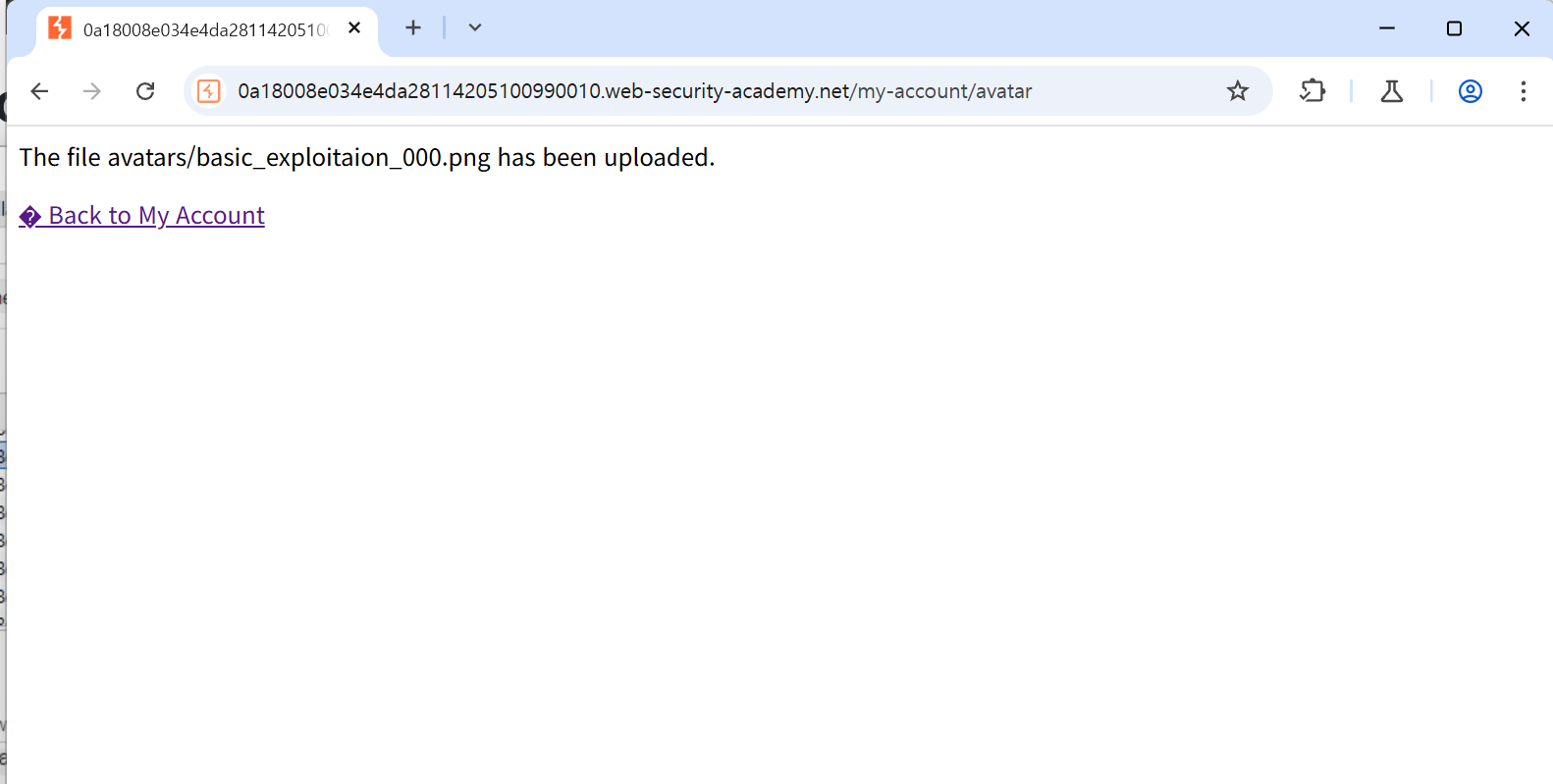 Portswigger Web shell upload via Content-Type restriction bypass