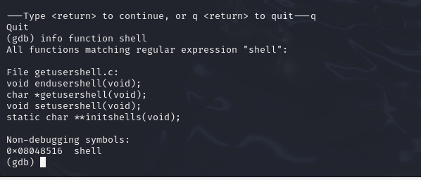 rootme ELF x86 - Stack buffer overflow basic 2