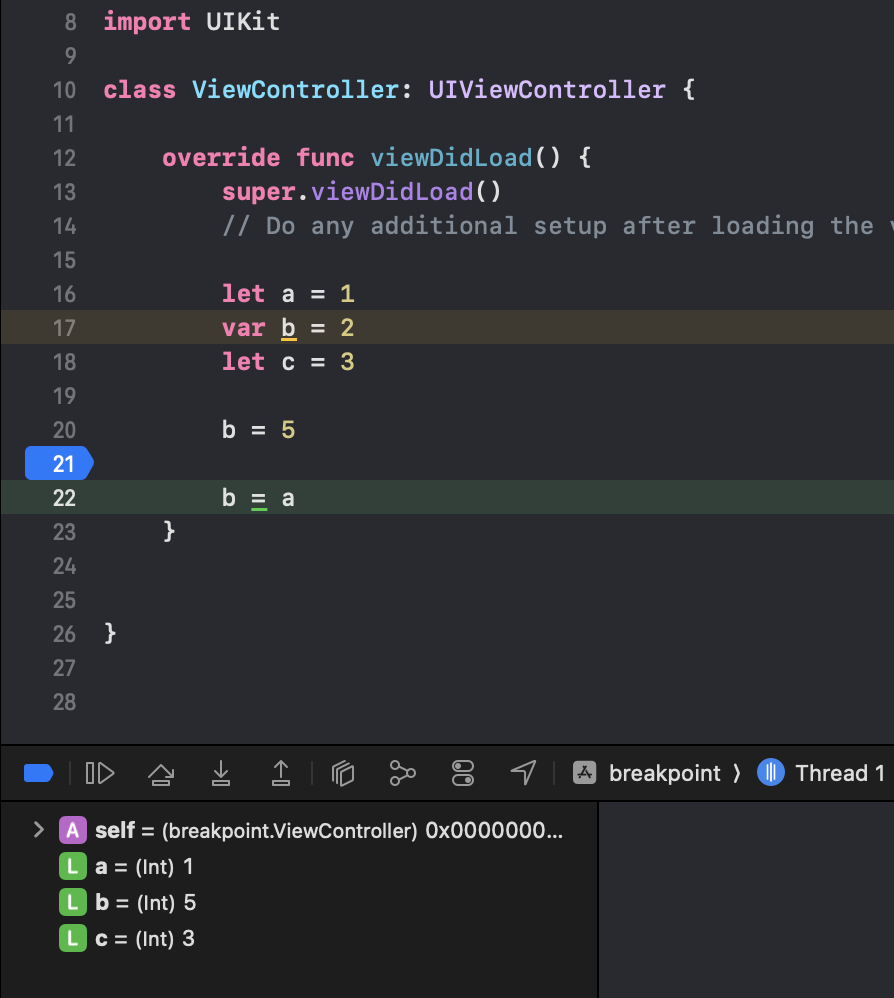 [Xcode] Debugging - breakpoint, LLDB