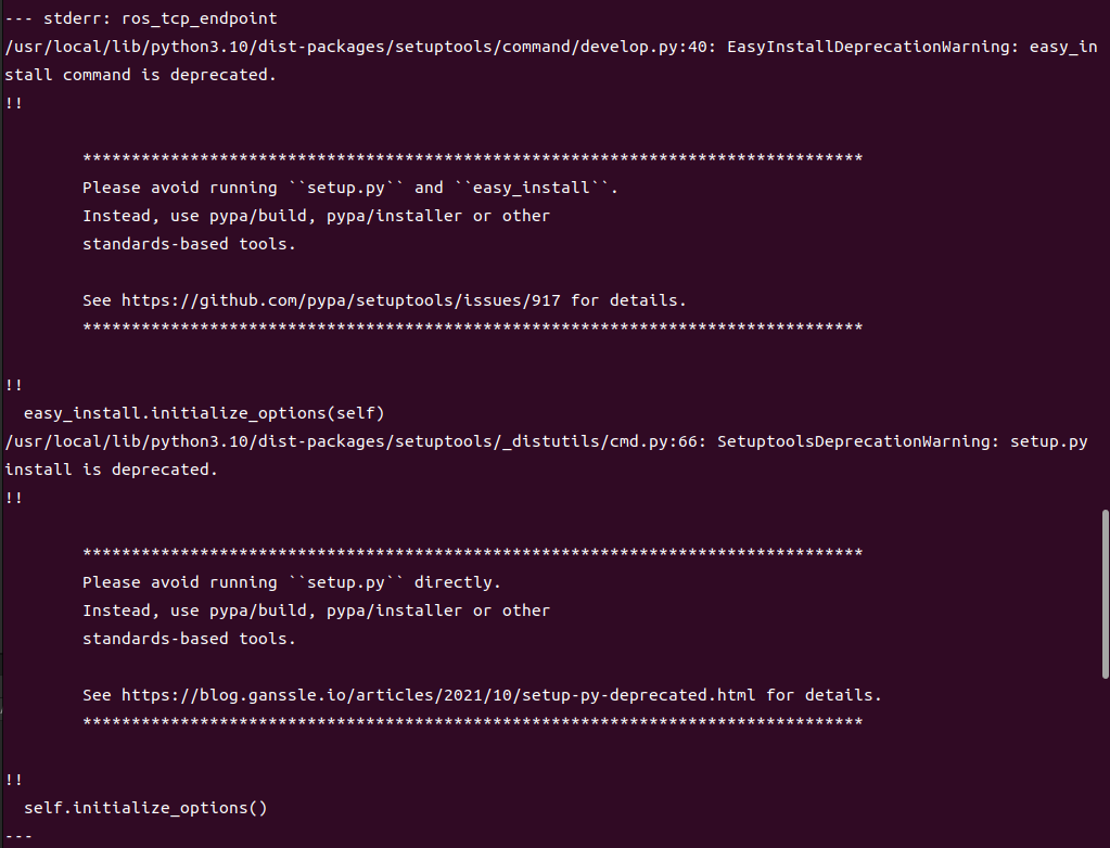 Unity Robotics 02 Ros Server Setting