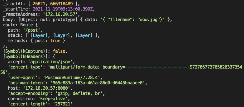 Postman에서 file과 JSON body 한번에 POST 요청하는 방법