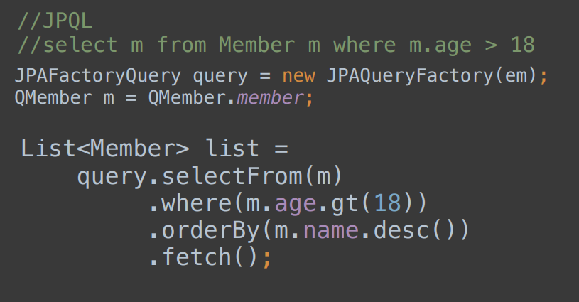 [JPA 기본] - 객체지향 쿼리 언어(JPQL)