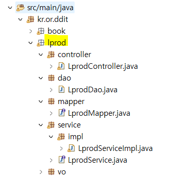 dao를 class에서 (mapper)interface로 바꾸기