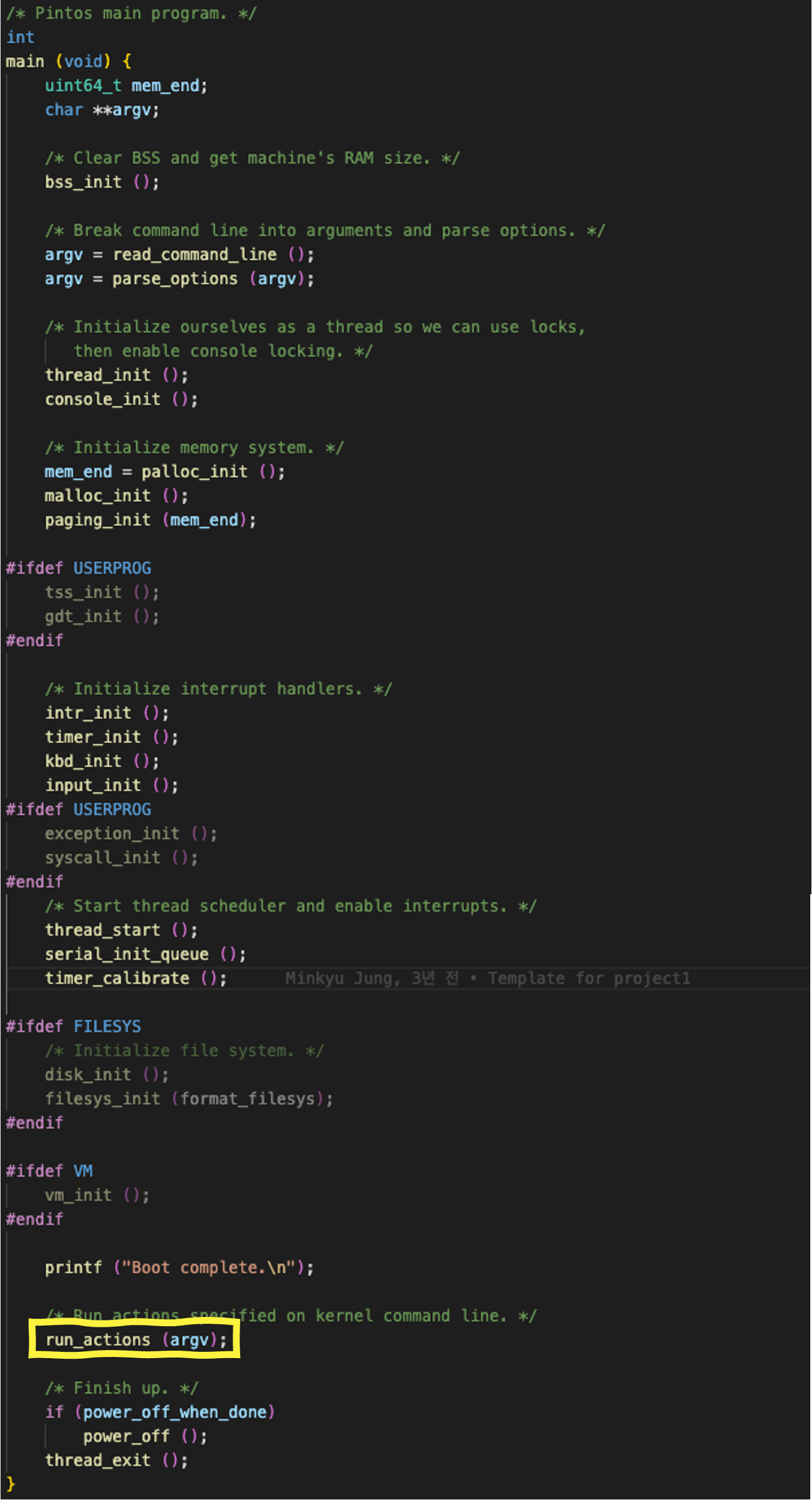 PintOS PJT2 - syscall PintOS PJT2 - syscall