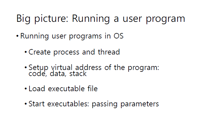 PintOS PJT2 - User Program (argumenet passing)