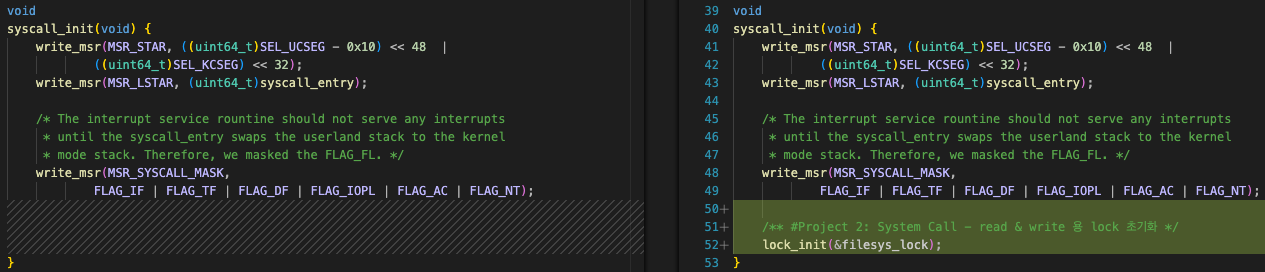 PintOS PJT2 - User Program (argumenet passing)