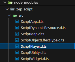 ZEP Script에서 정의되지 않은 함수 사용하기