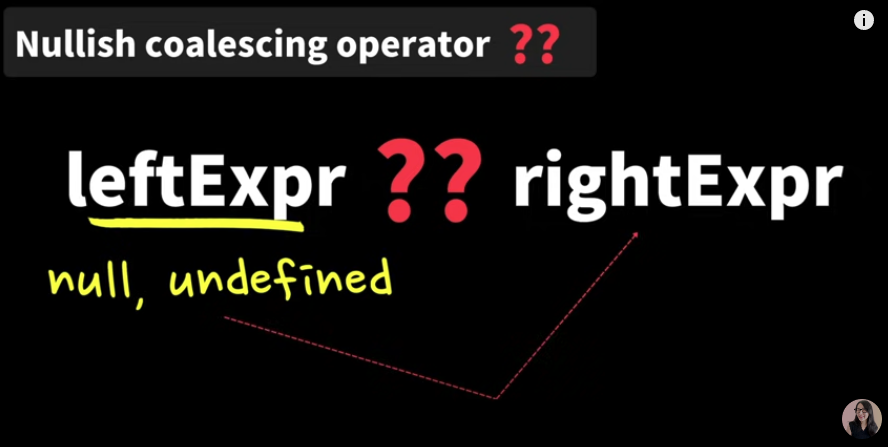[Javascript] Nullish coalescing operator