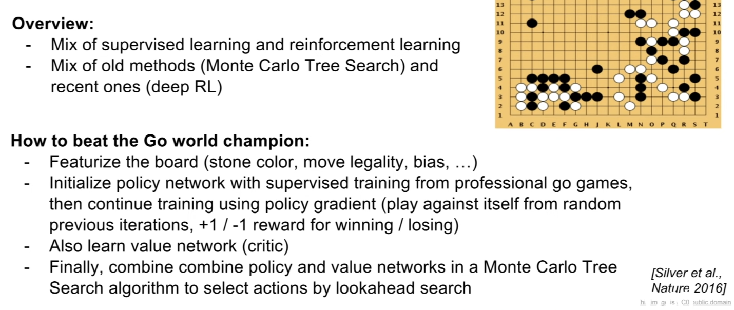 [CS231n] Lecture 14 정리 (Deep Reinforcement Learning)