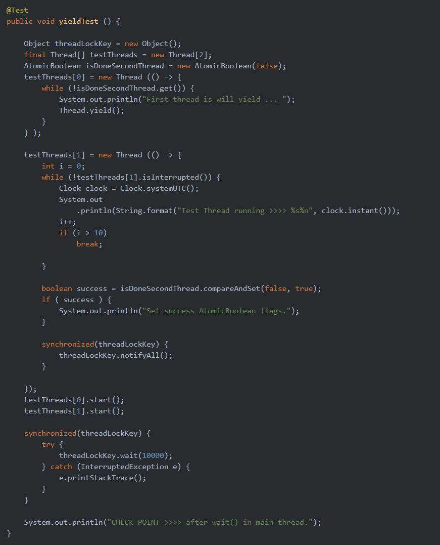 [Java] Concurrent Programming - Thread Control
