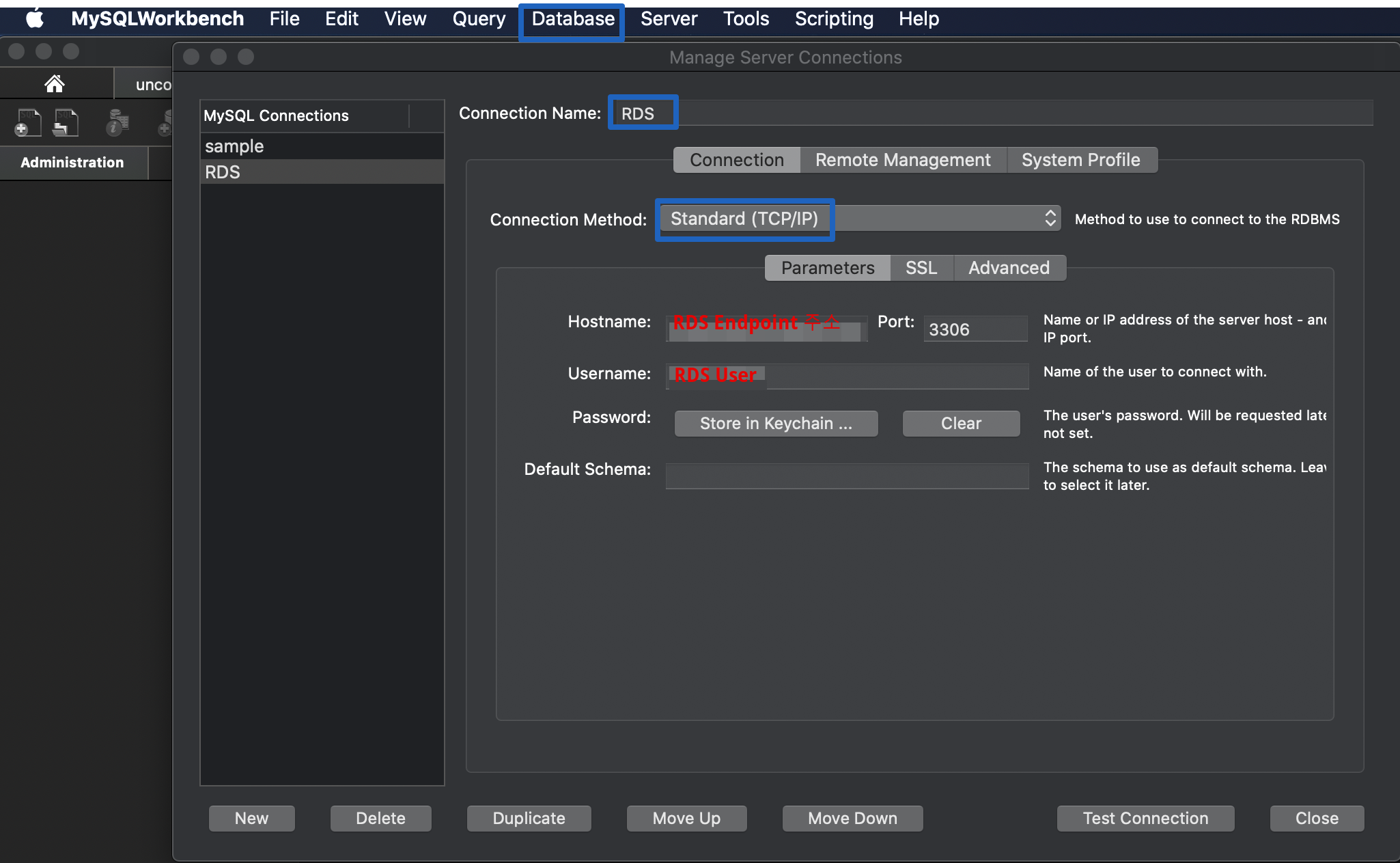 [MySQL] Workbench 사용해서 Dump 후 RDS로 Migrate